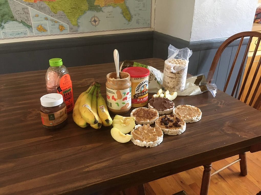 Healthy Rice Cake Toppings - Single Mom On A Farm