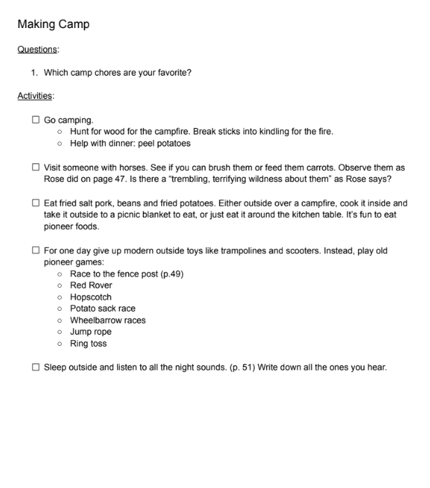 Little House on Rocky Ridge Book Study Guide - Single Mom On A Farm